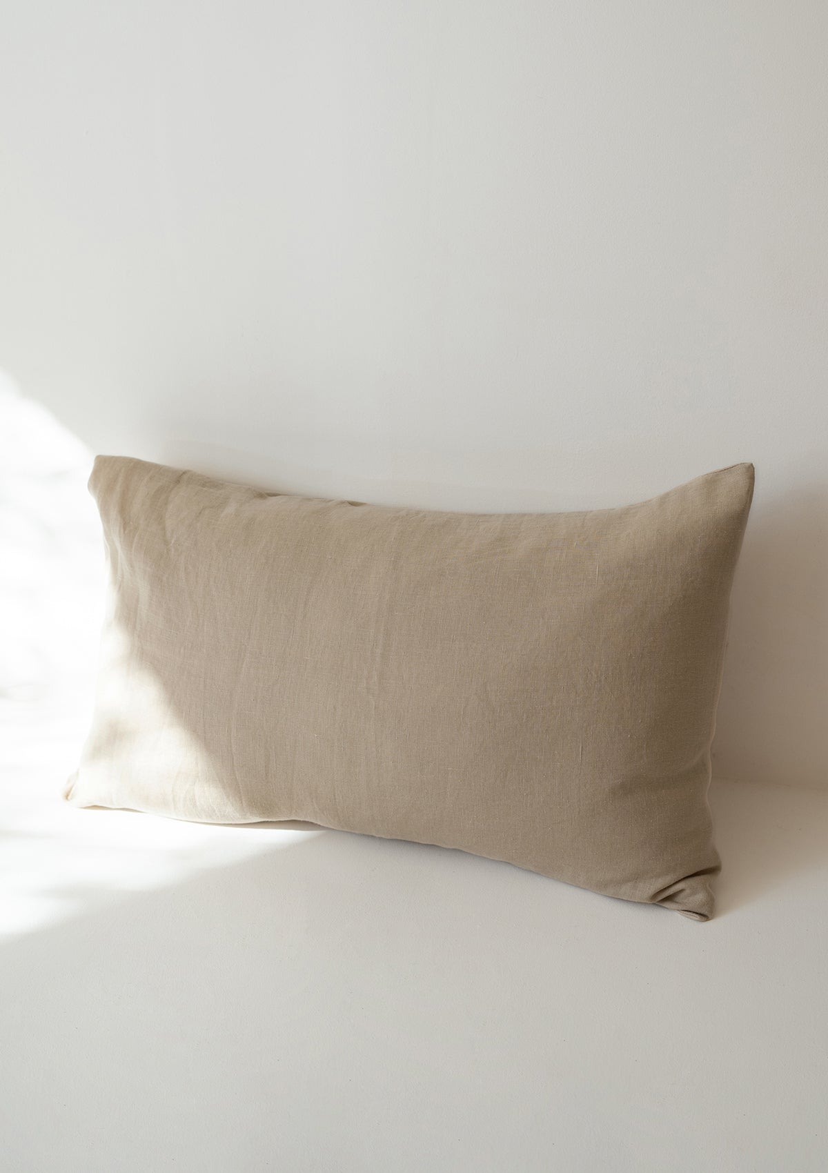 Beige Linen Pillowcases | April Notes
